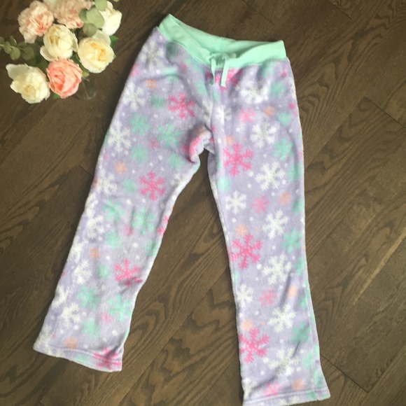 Pajamas | Girls Snowflake Pajama Pants | Poshmark